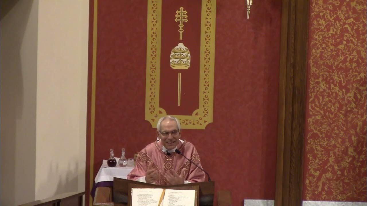 Homily, Third Sunday of Advent - Fr. Hahn - YouTube
