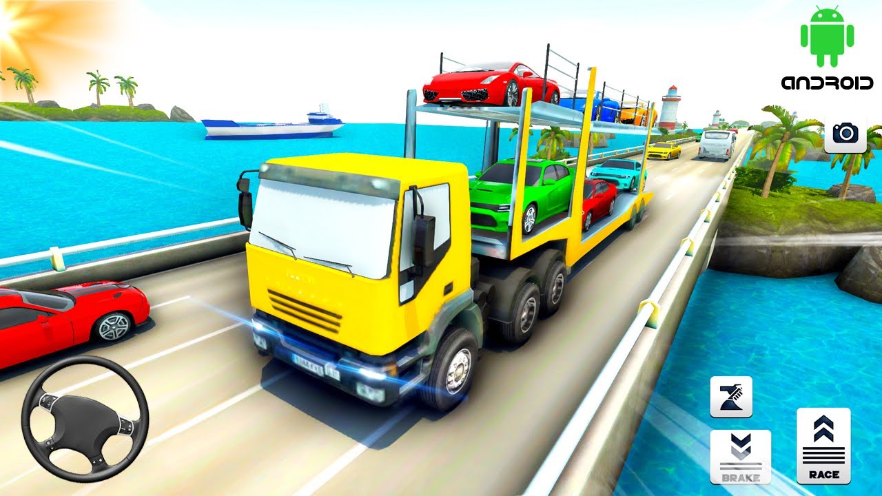 Car Transporter Truck Driving Simulator - Transport Vehicle Multistory ...