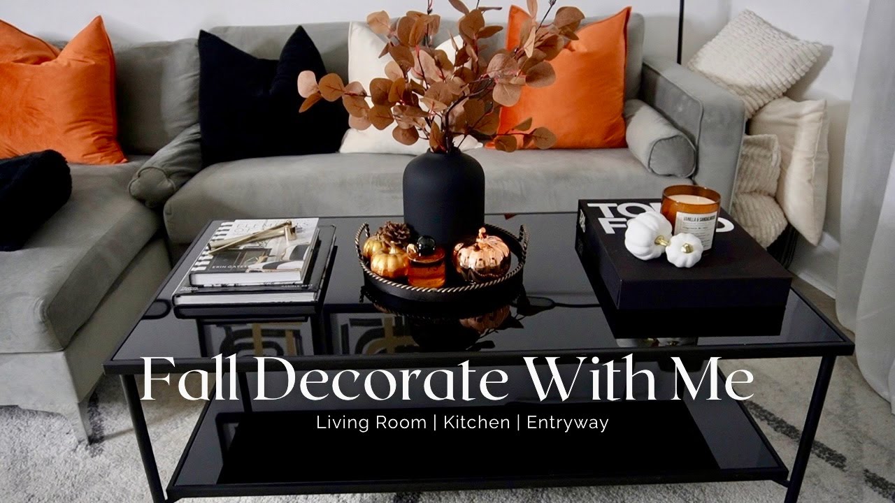 FALL DECORATE WITH ME | COZY FALL DECOR IDEAS - YouTube
