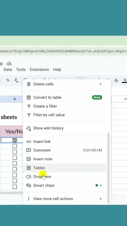 Format checkboxes in google sheets #spreadsheetmagic #googlesheets - YouTube