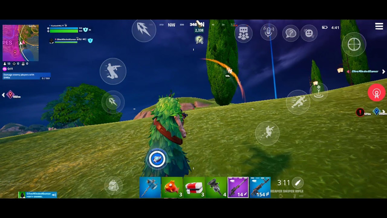 Fortnite Mobile Tournament | Supporting my team with Bushcampdad style ...