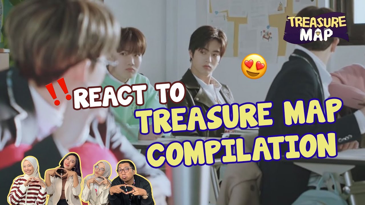FIRST TIME REACT TO “TREASURE MAP” FUNNY MOMENTS - YouTube