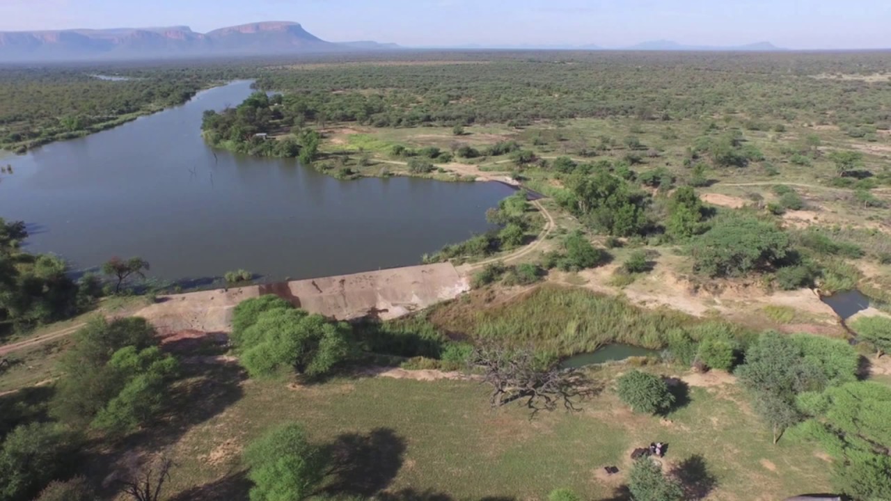 Aerial view over the Marataba Matlabas River - YouTube