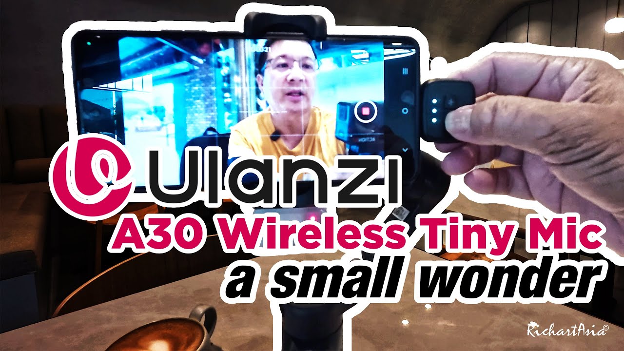 Ulanzi A30 Wireless Tiny Mic Outdoor Indoor Test - YouTube