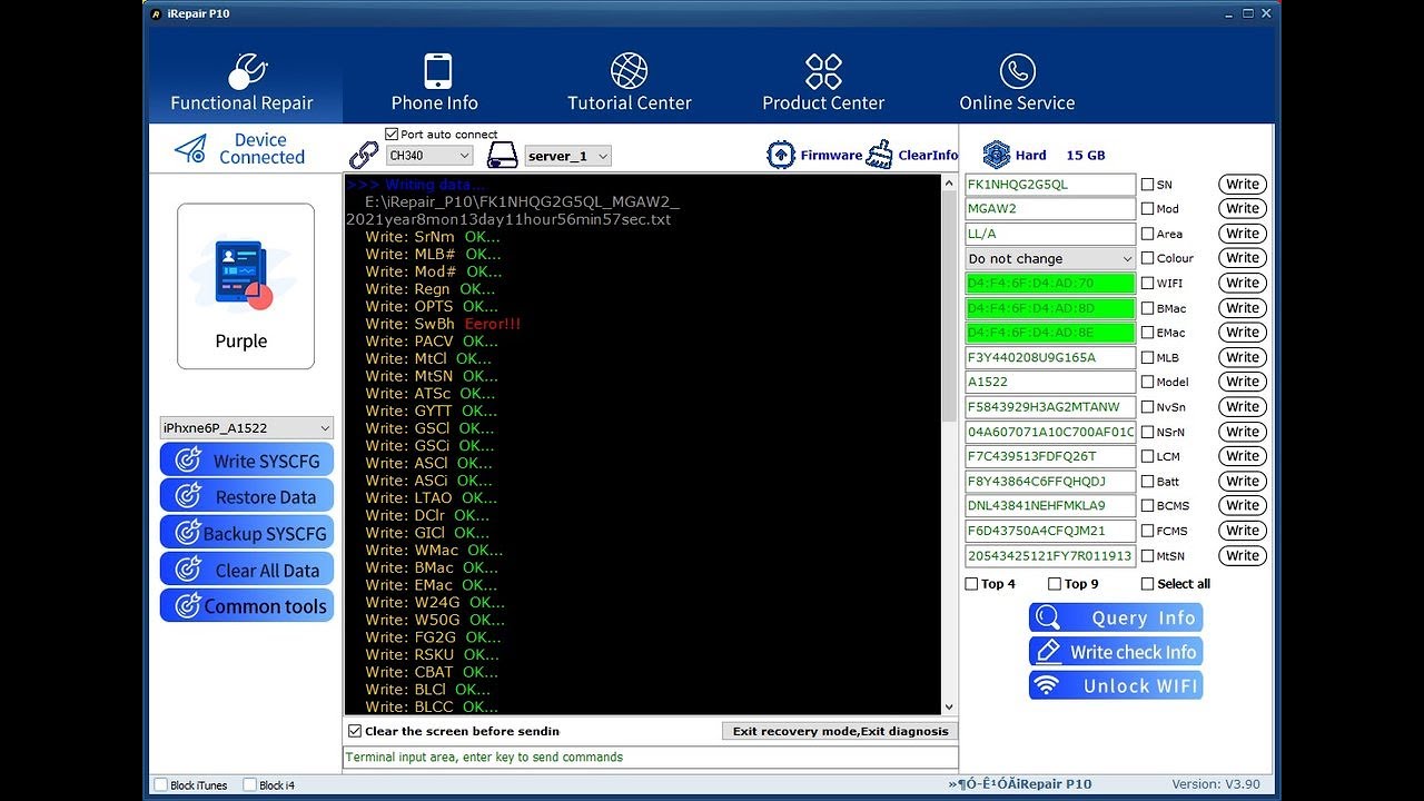 Hướng dẫn đổi serial iPad 4 bằng iRepair P10 | How to change iPad 4 ...