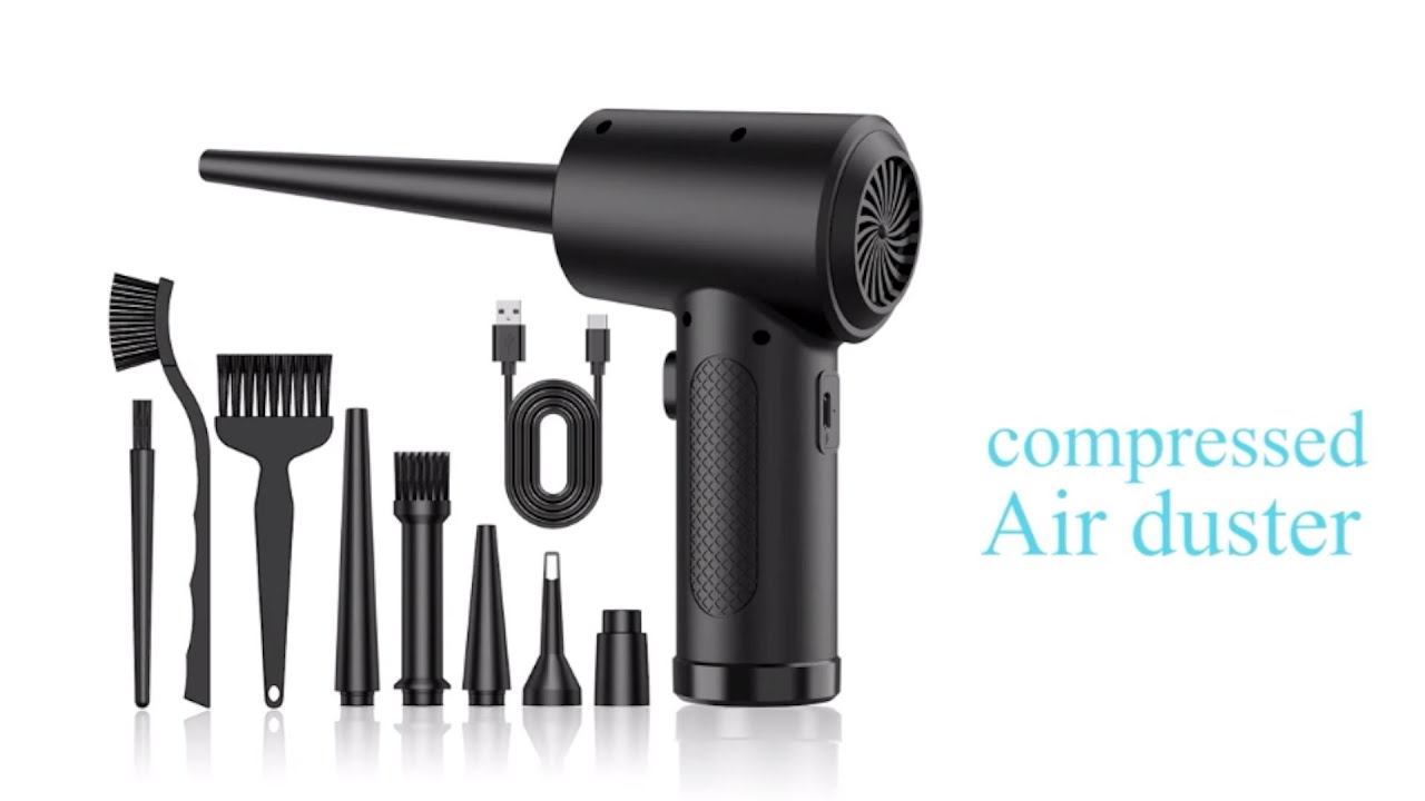 Compressed air Duster 100000RPM Keyboard Cleaner Good Replace ...