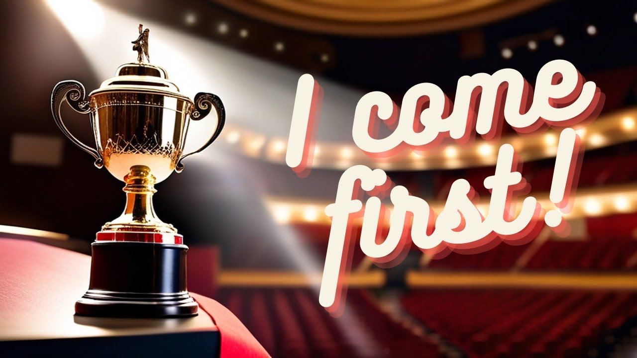 I come first! Self motivation - YouTube