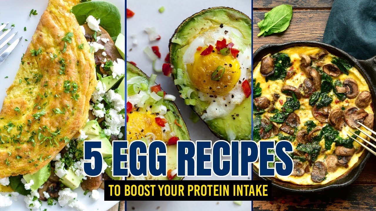 Five Quick Dishes Of Eggs You Can Try For Your Protein Intake - YouTube