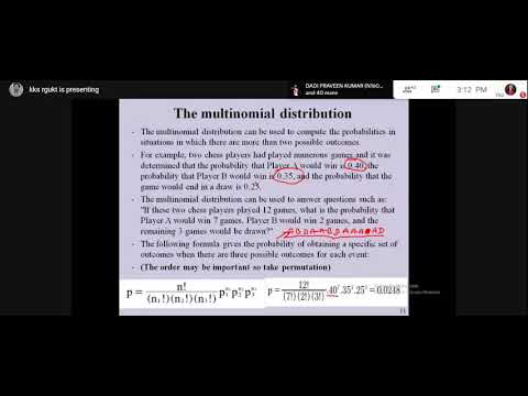 Estimating parameters of Multinomial Distribution - YouTube