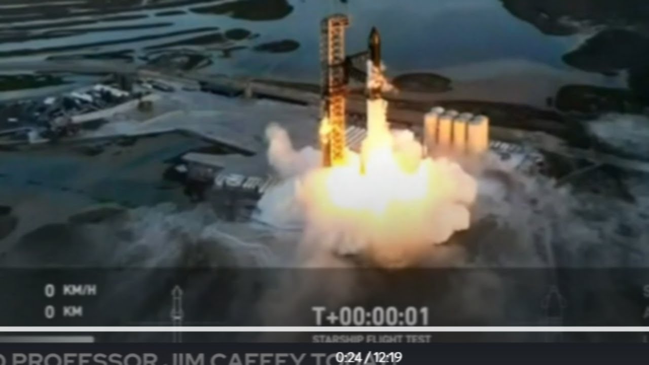 ROCKET LAUNCH REPLAY! SpaceX Starship Flight Test 2. - YouTube