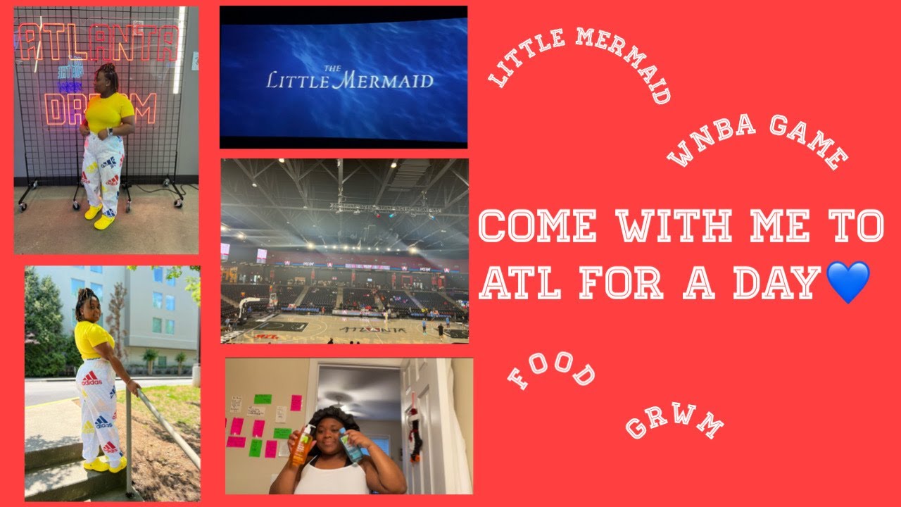 Come with me to ATL || food, grwm, wnba game💙 - YouTube