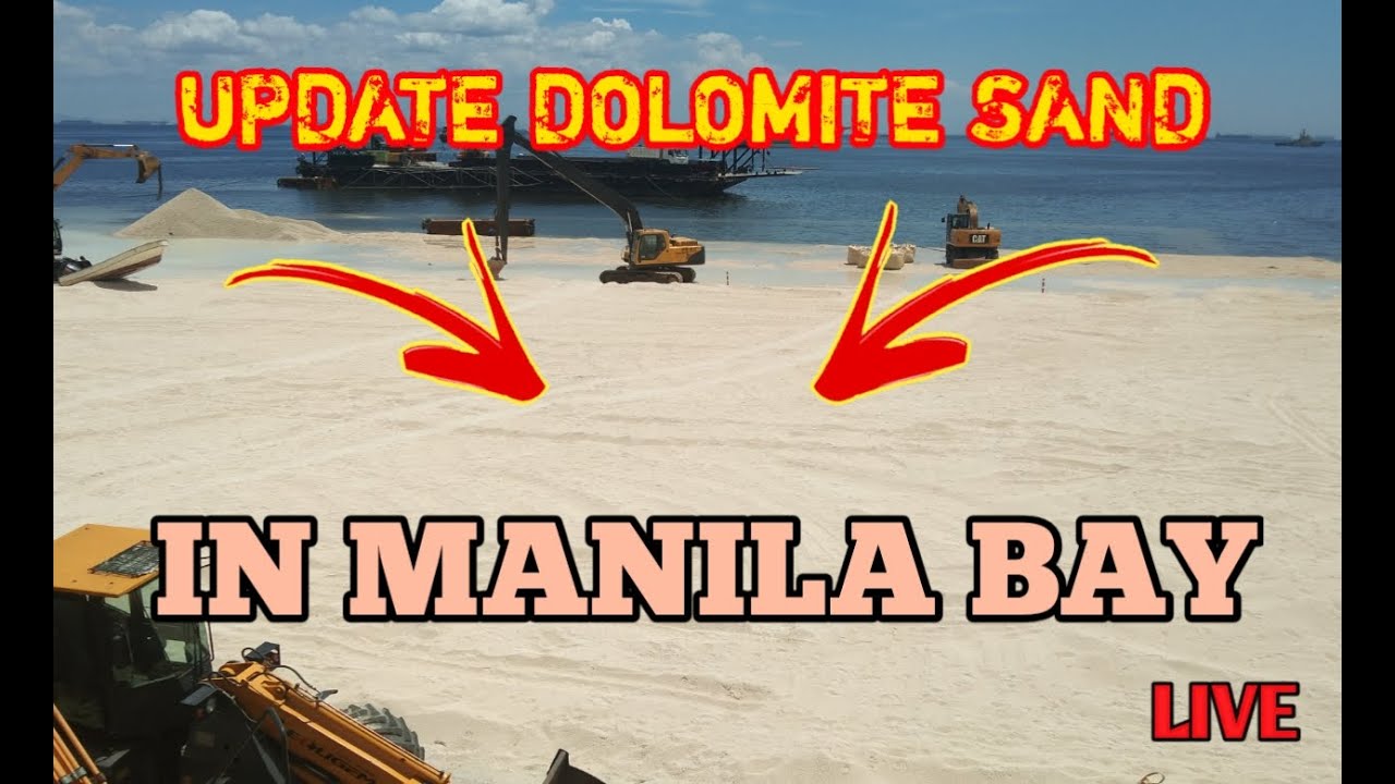 Update for dolomite sand in manila bay live - YouTube
