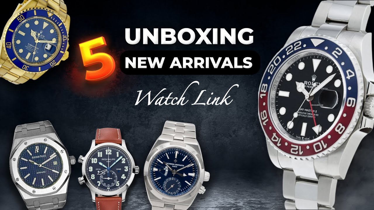 Unboxing 5 NEW Arrivals at Watch Link Singapore! - YouTube