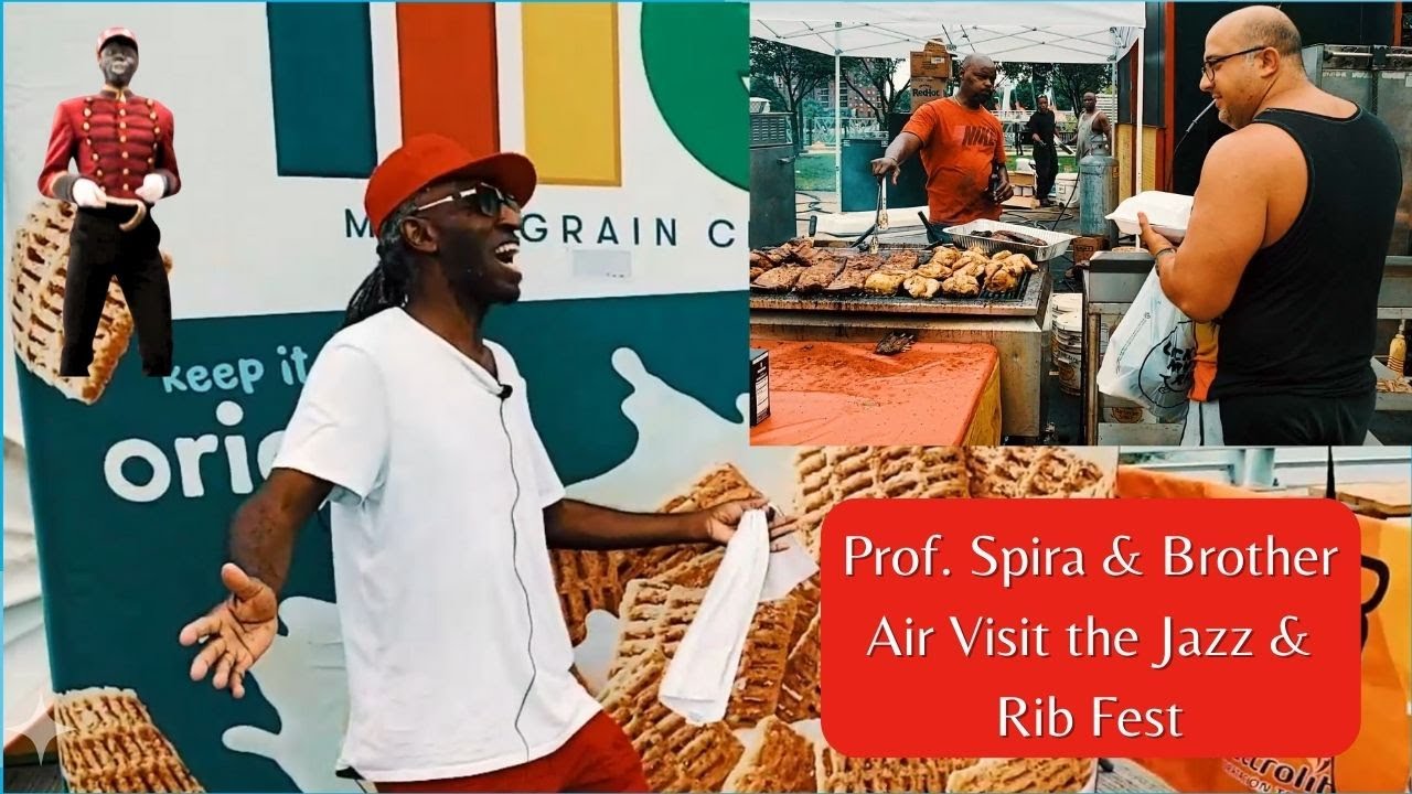 Prof. Spira & Brother Air Visit the Columbus Jazz & Rib Festival - YouTube