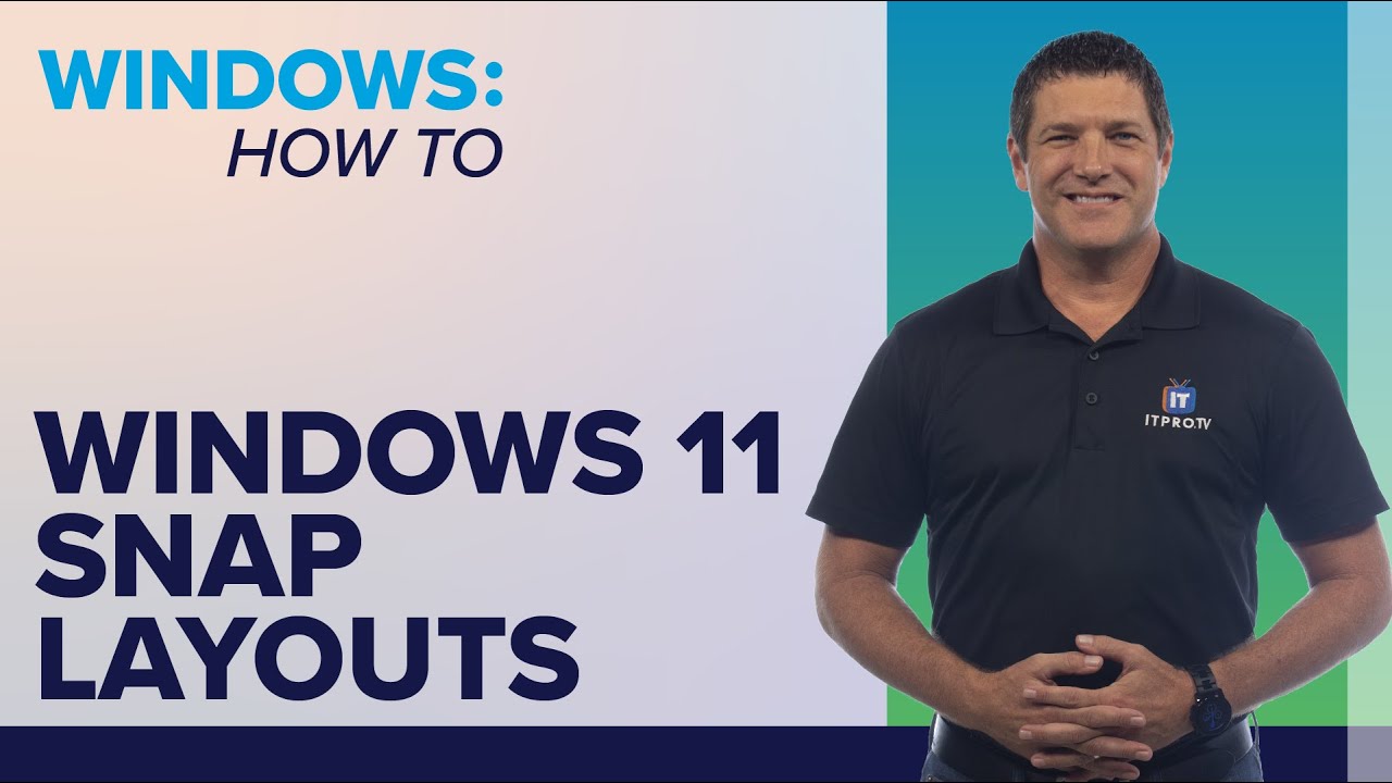 How to Use Windows 11 Snap Layouts and Groups - YouTube