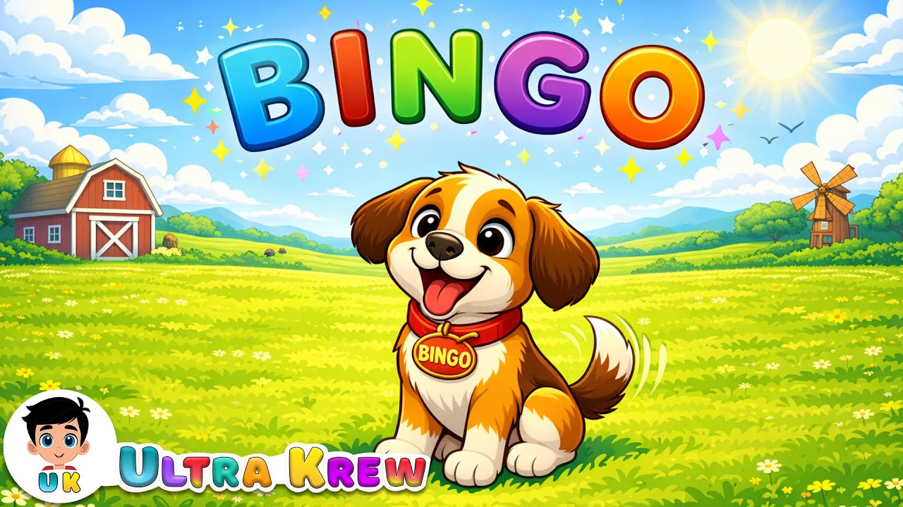 BINGO Was His Name, Oh! - Nursery Rhymes & Kids Songs - YouTube