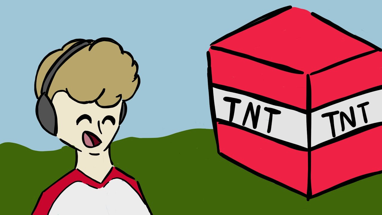 Minecraft's Colossal TNT Mod Is Stupidly Funny - Animated - YouTube