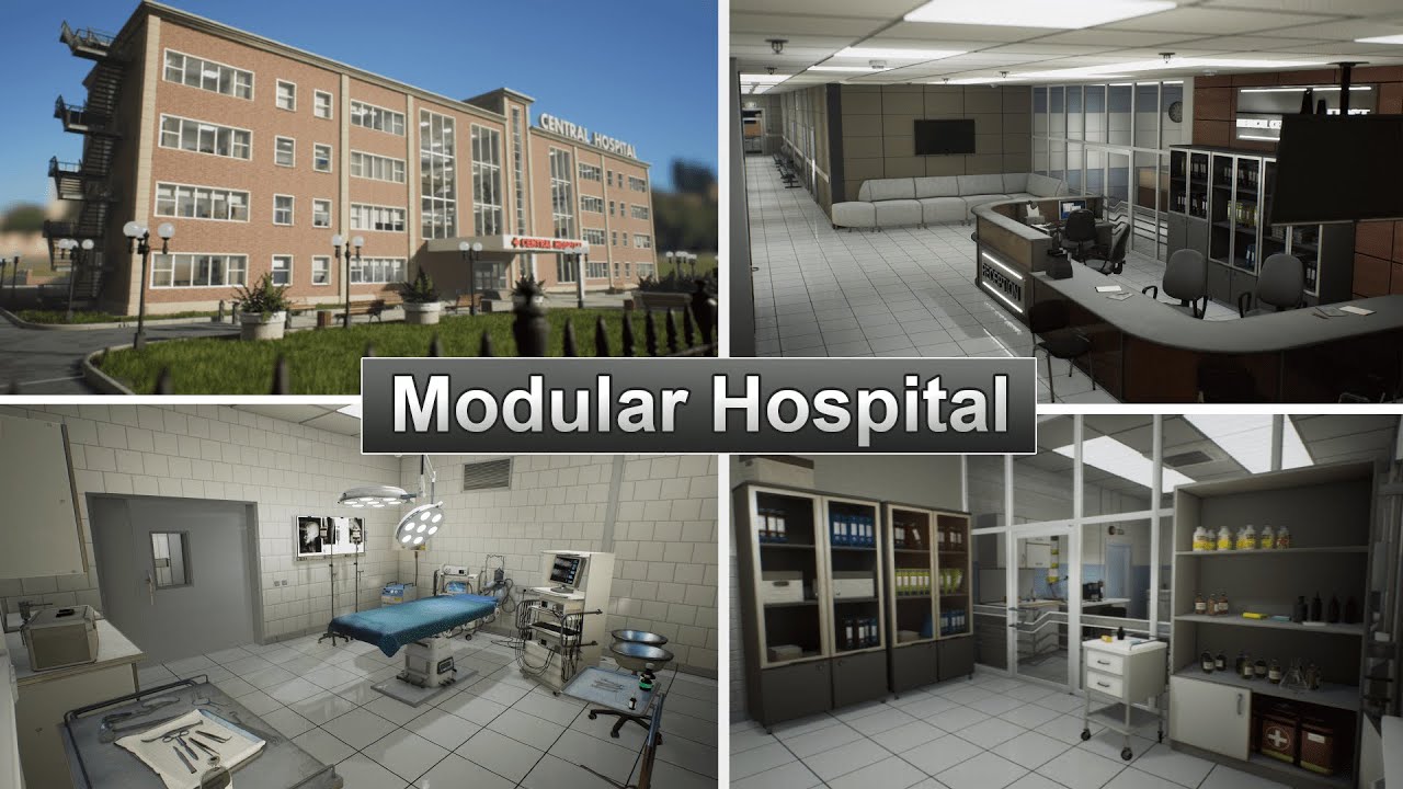 UE5 Unreal Engine 5 Modular Hospital UE5 ( Unreal Engine 5 / Unreal ...