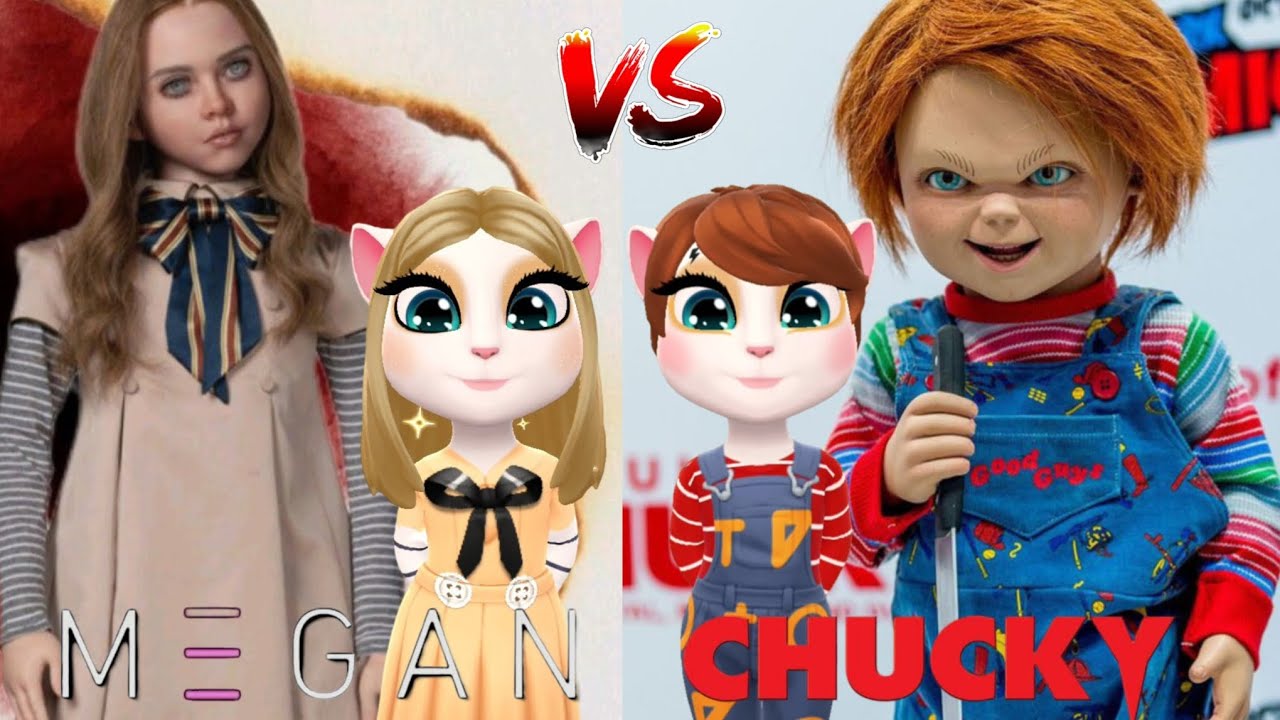 My talking Angela 2 Megan | Chucky | New Update | cosplay - YouTube