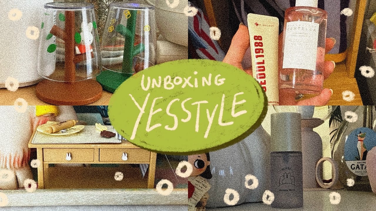 unboxing yesstyle ! produits de beauté et déco ! medicube, skin 1004 ...