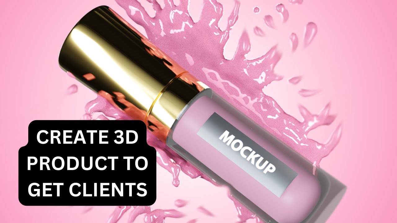 Timelapse Tutorial of A 3d Product Render To get Clients Online - YouTube