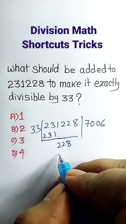 Division Math Tricks| Divisibility| Arithmetic Problems & Shortcuts| Number System| #shorts ...