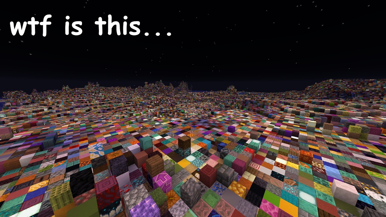 minecraft but every block is random... - YouTube