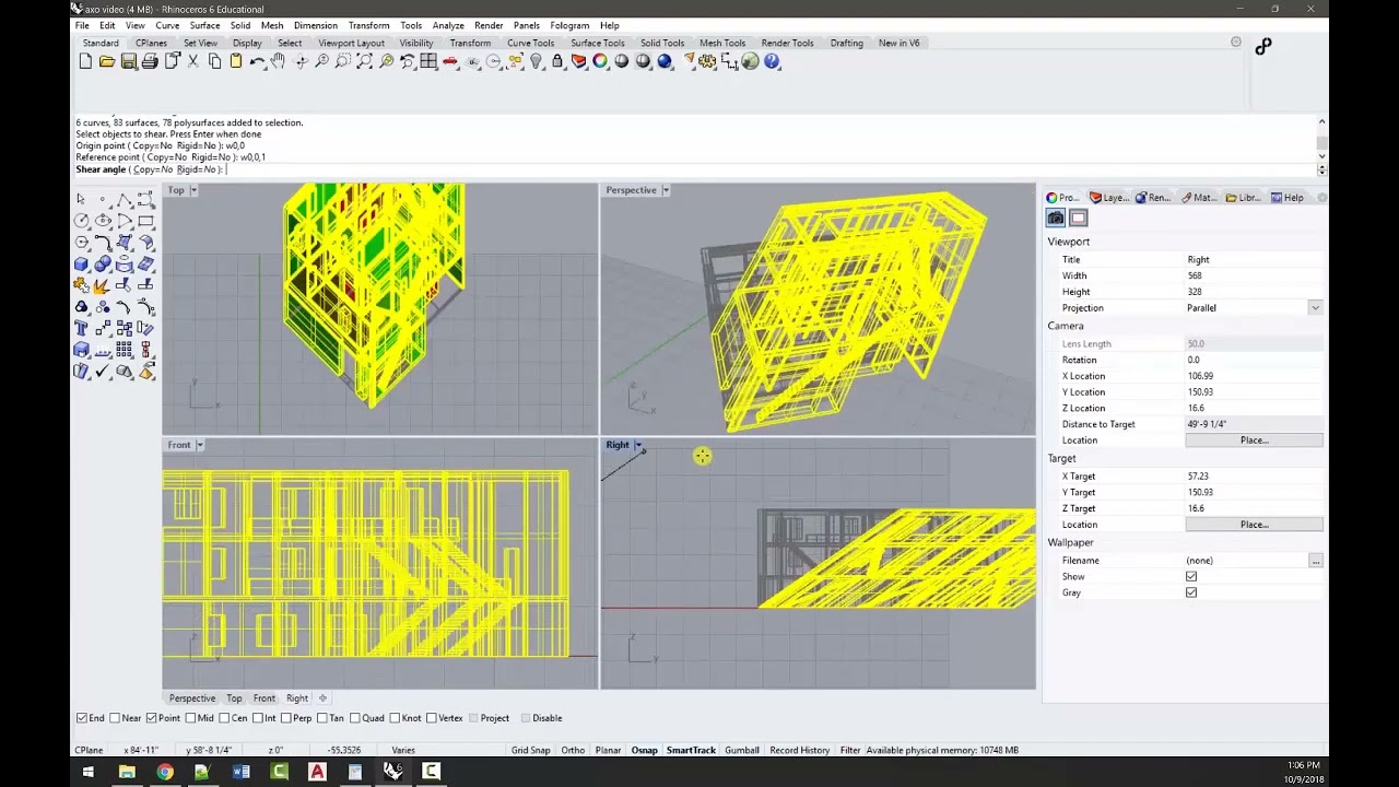 How To Get Axonometric View In Rhino 6 6 YouTube How To Get Axonometric View In Rhino 6 6 YouTube