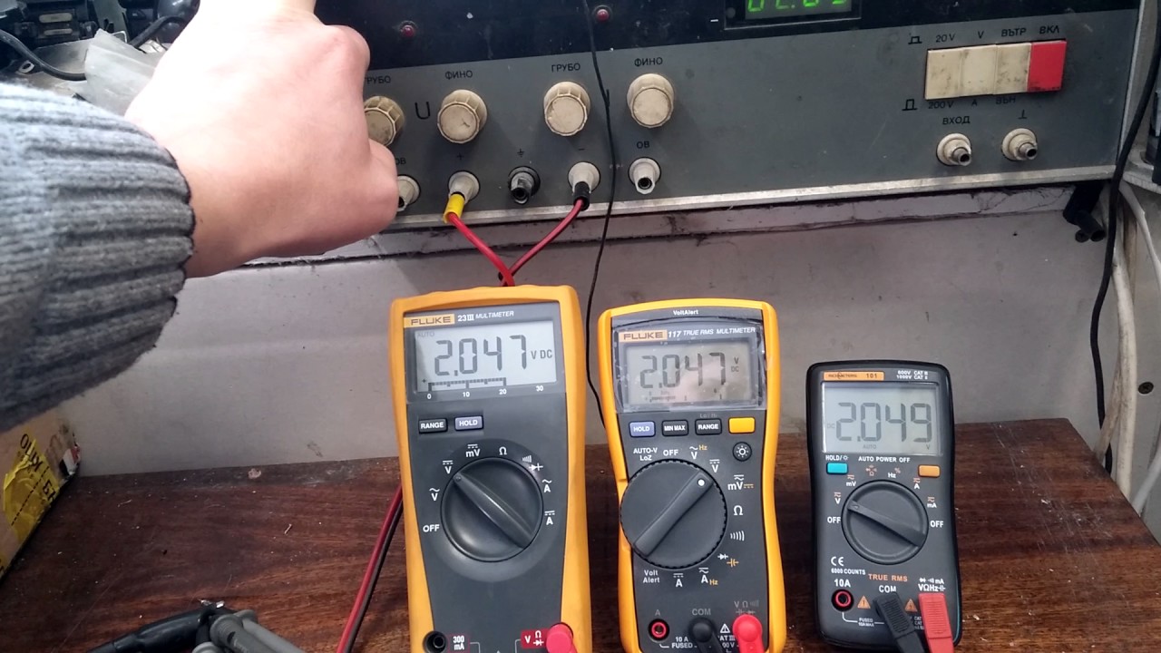 Test - Fluke 23 III, Fluke 117, Richmeters 101 ( RM101 ) - YouTube