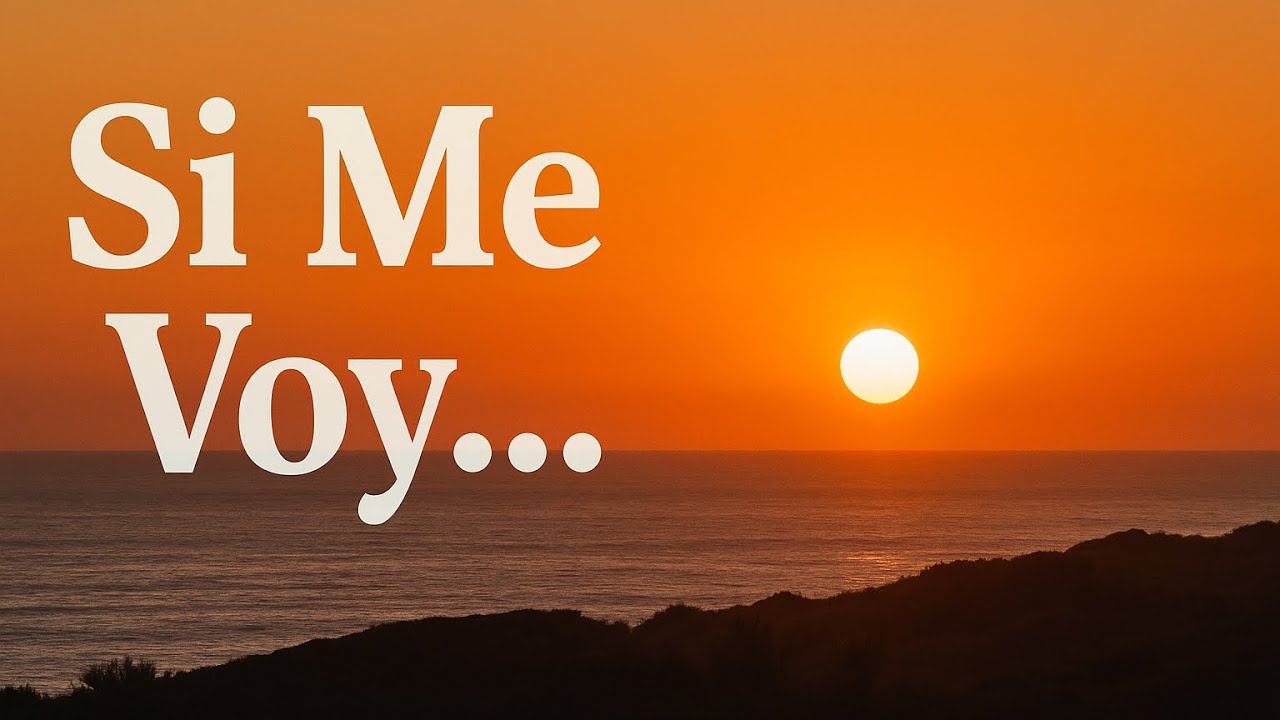 Si Me Voy: The Music Video - YouTube