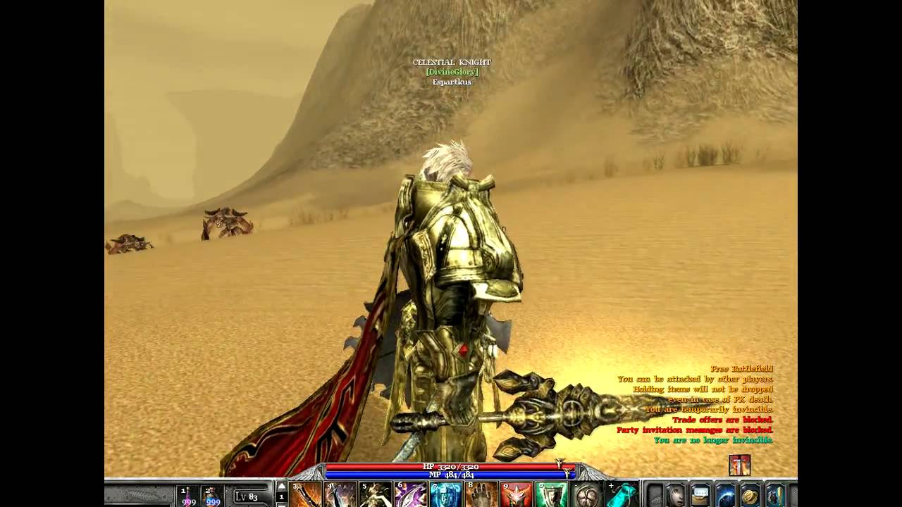 Espartkus The Celestial Knight lvl83 (HD) - YouTube