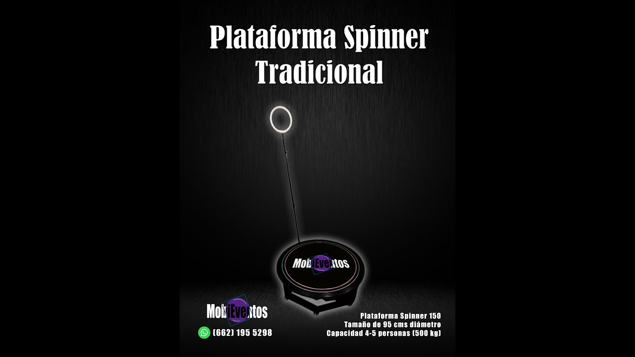 PLATAFORMA 360° SPINNER 150 - YouTube