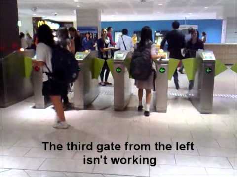 Myki gates (and two fare evaders) at Melbourne Central - YouTube