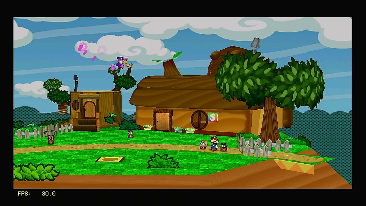 PAPER MARIO (N64) HD TEXTURES (Part 2) - RetroArch - Nintendo Switch ...