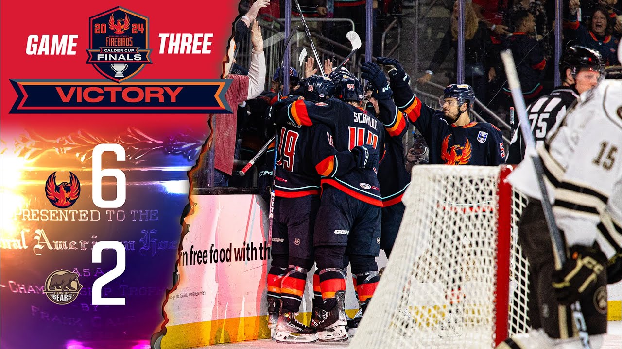 June 18th - 2024 Calder Cup Finals | Game 3 | CVF: 6, HER: 2 - YouTube