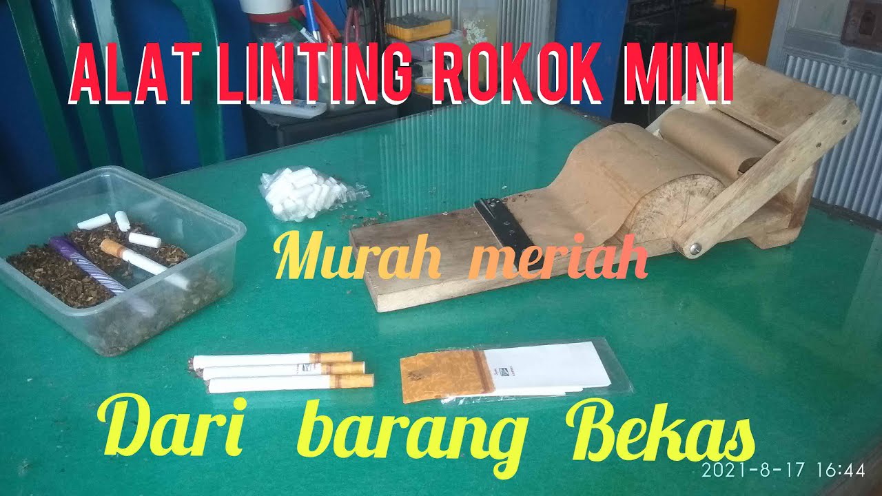 Cara membuat ALAT LINTING ROKOk becak kayu Murah - Low Budget - YouTube