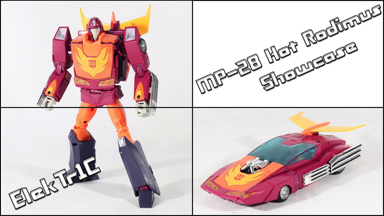 Transformers MP-28 Hot Rodimus(Hot Rod) Showcase! - YouTube