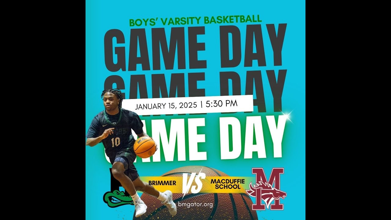 GNN LIVE: VARSITY 1 BOYS BASKETBALL (BRIMMER VS MACDUFFIE) - YouTube