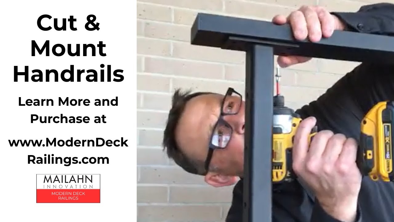 How to Cut & Install Aluminum Handrails | By Mailahn Innovation | Order ...