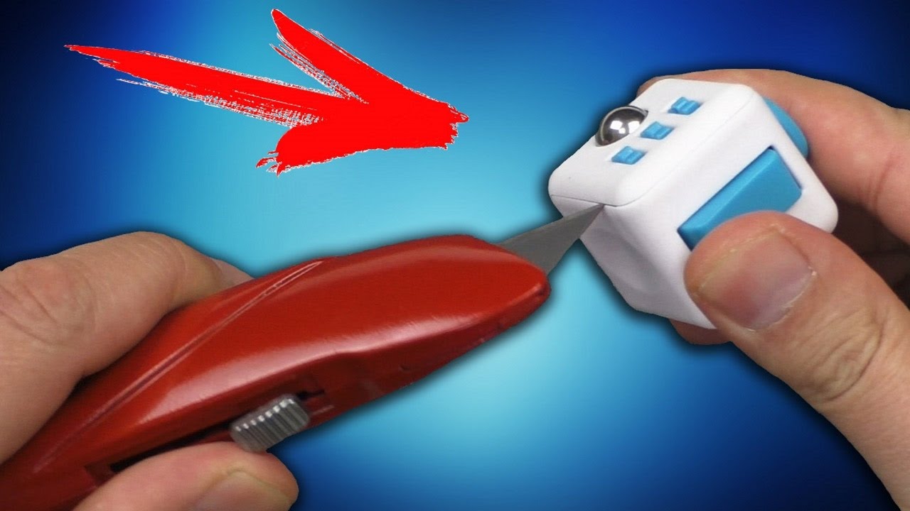 WHAT'S INSIDE A FIDGET CUBE? - YouTube