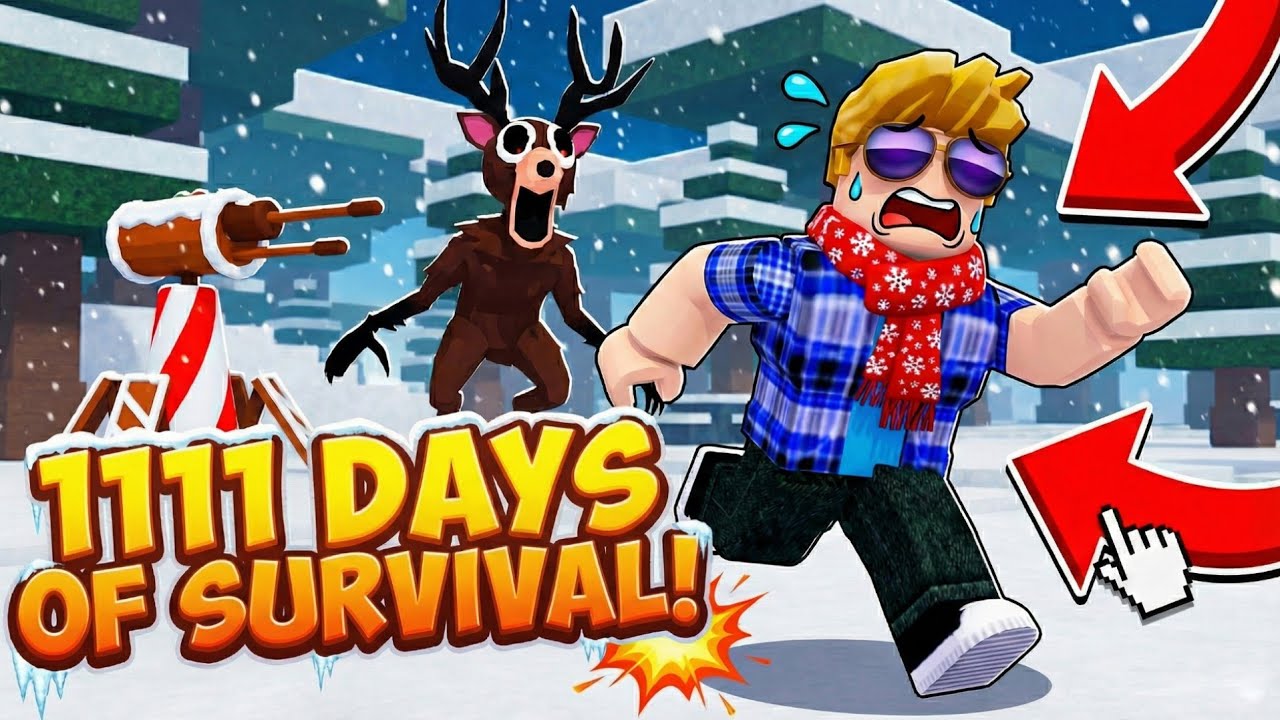 🌲I Survived 1111 DAYS in 99 Nights in the Forest! | Roblox - YouTube
