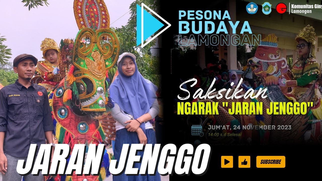 Atraksi Ngarak Jaran Jenggo Spektakuler Pesona Budaya Lamongan - YouTube