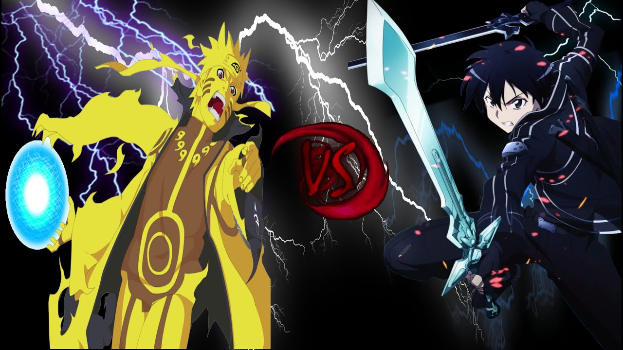 Naruto vs Kirito - YouTube