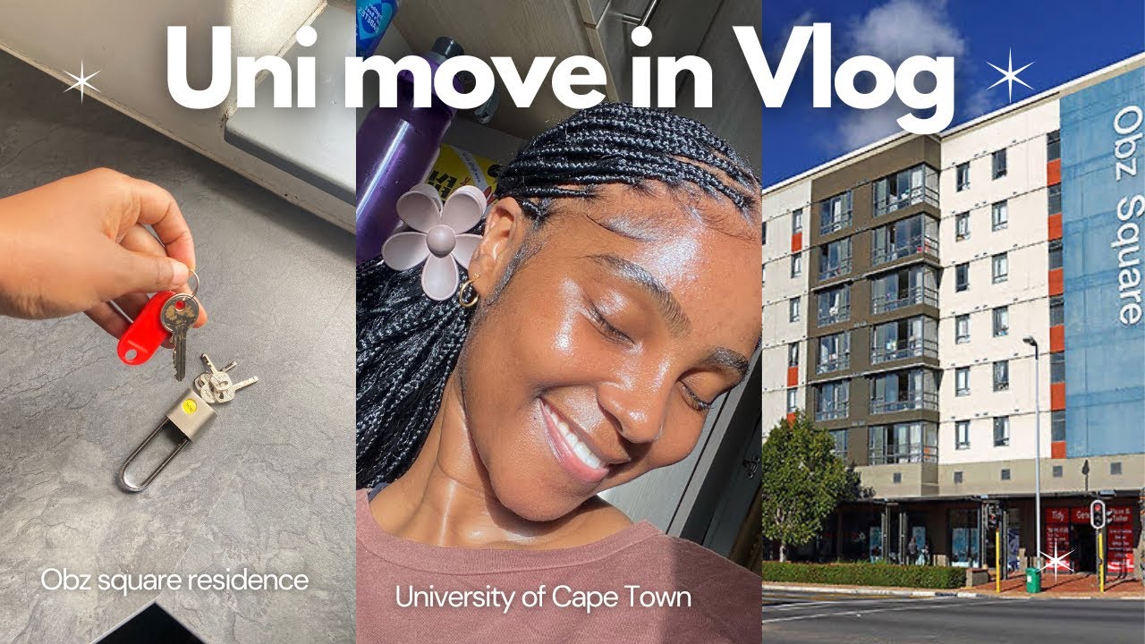 UCT uni move in VLOG: Obz square| Room tour| Cleaning| groceries ...