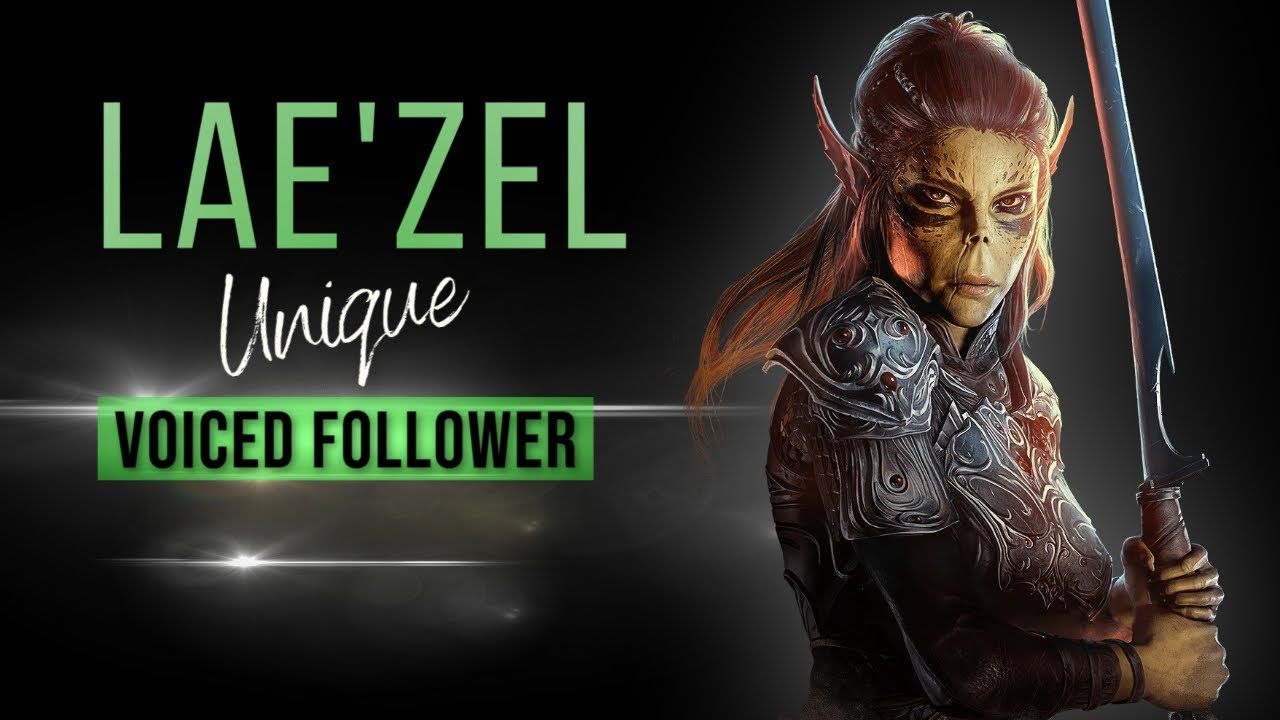 Lae'zel in Skyrim! | Voiced Custom Follower | The Elder Scrolls V ...