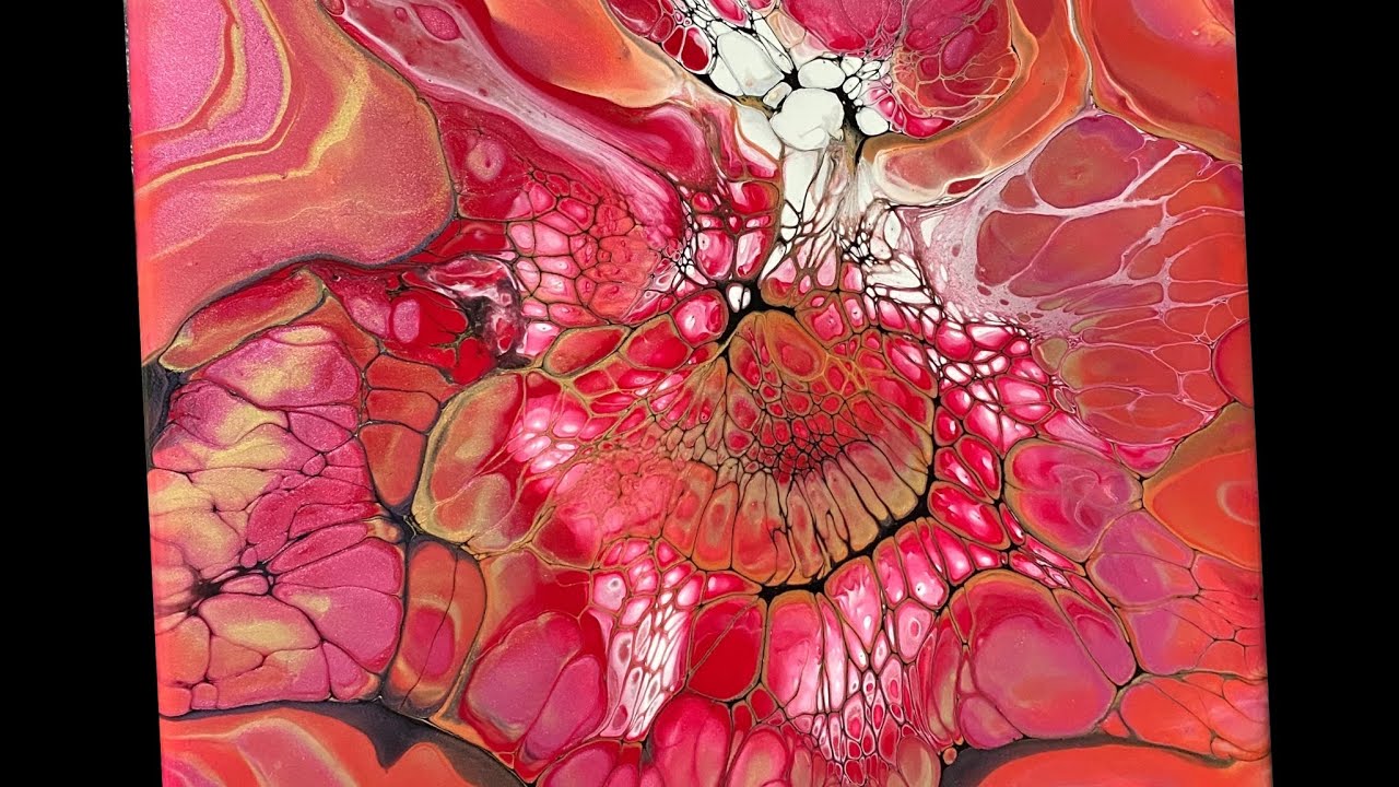 (784) Shelee Art Bloom Technique, Two CA’s, Acrylic Paint Pouring ...