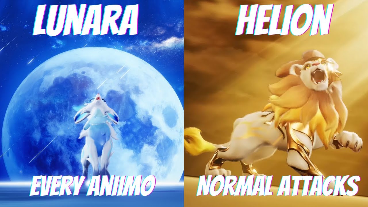Every Aniimo's normal attacks plus Lunara and Helion info (Closed beta ...