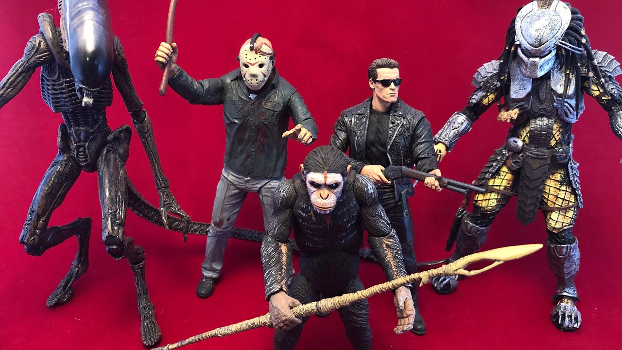Five Action Figures #38: NECA R-rated movie figures - YouTube