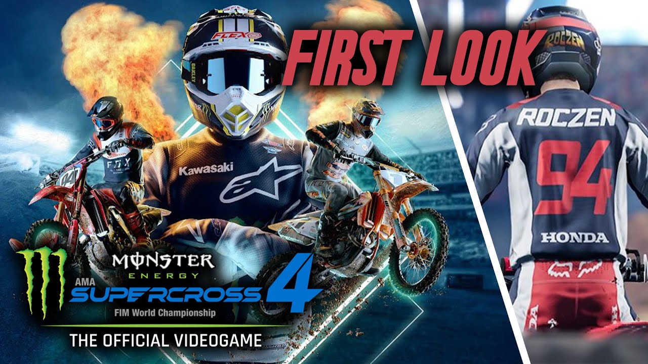 First Look at Supercross The Official Video Game 4 - YouTube