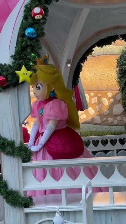 USJ 2022/12/11 ニンテンドーワールド ピーチ姫 - YouTube
